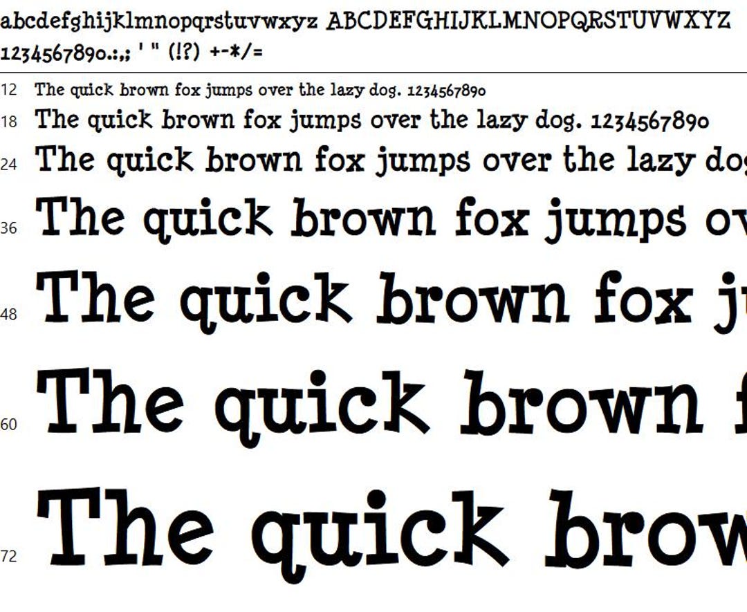 Mr Bean Font Digital Download Fun Cartoon Style TTF Format for Cricut ...