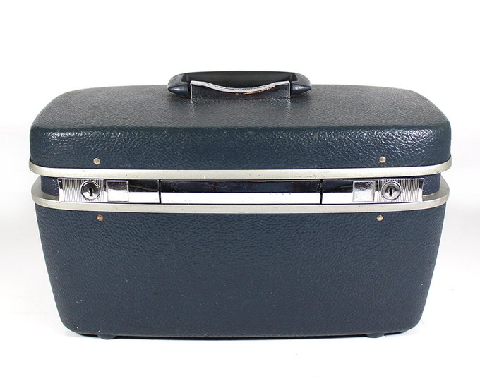 Blue Royal Traveller Luggage Train Case - Etsy