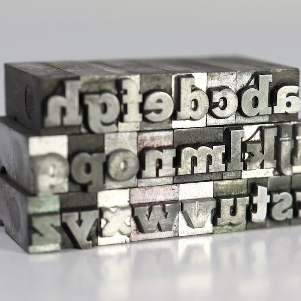 Letterpress Style - Etsy