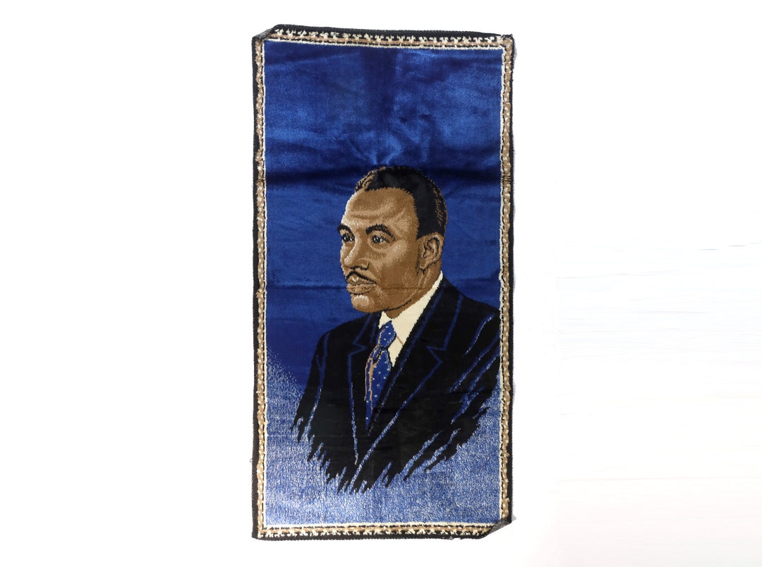 Vintage Martin Luther King Jr. Tapestry - Made in Italy - Etsy