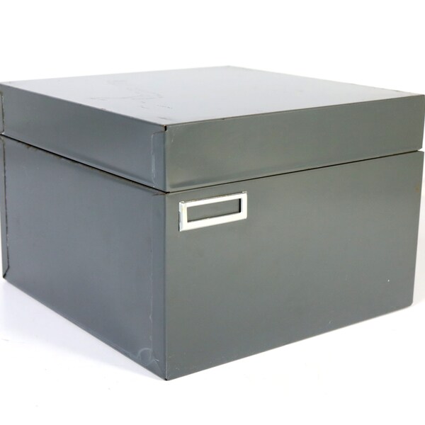 Metal File Box - Etsy