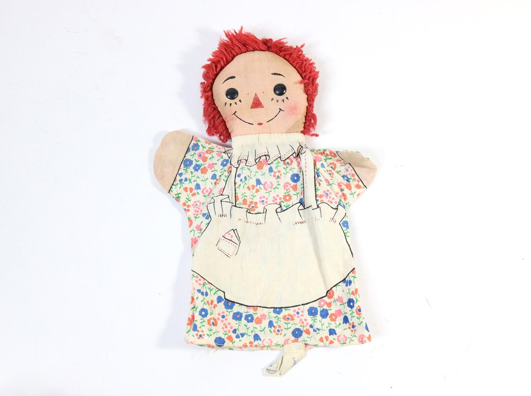 Vintage Knickerbocker Raggedy Ann Hand Puppet 10" - Etsy