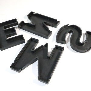 MENS - Vintage Plastic Wagner Sign Letters 6.25" Tall - Etsy