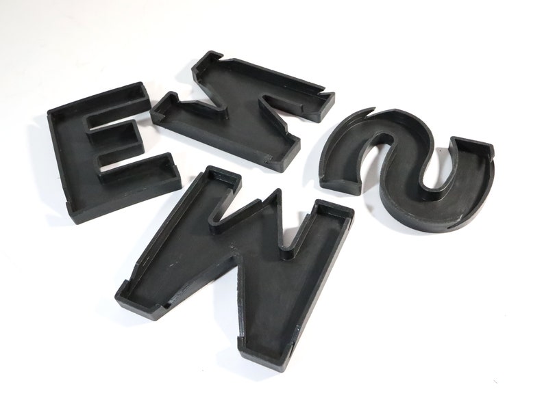 MENS Vintage Plastic Wagner Sign Letters 6.25 Tall - Etsy