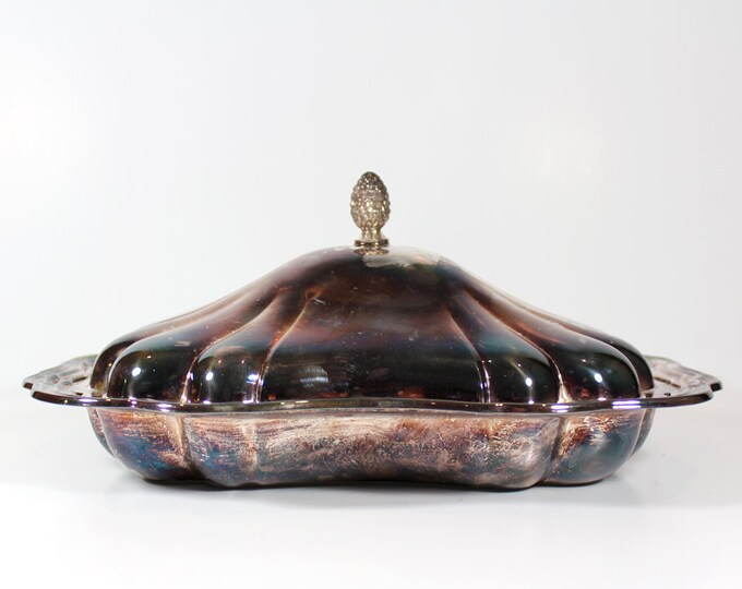 Antique Silver Serving Dish the Sheffield Silver Co. - Etsy