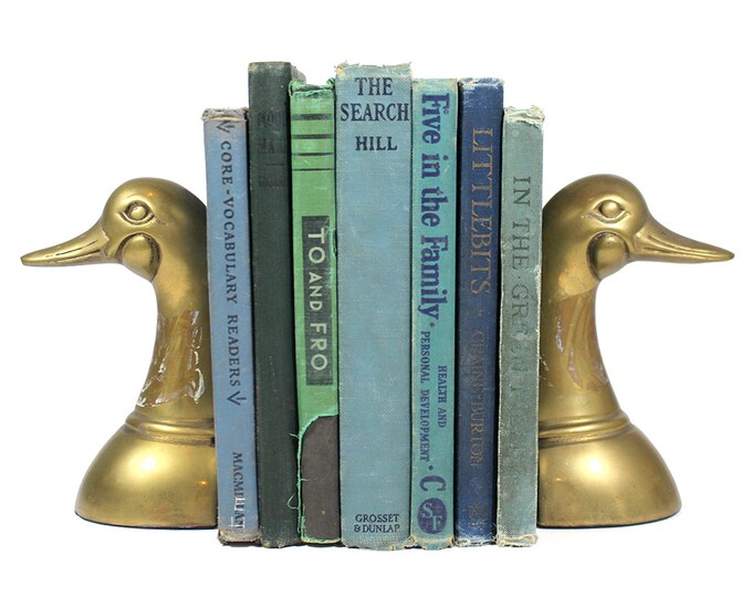 Brass Duck Bookends - Etsy