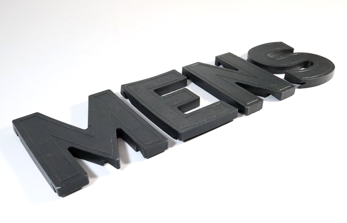 MENS Vintage Plastic Wagner Sign Letters 6.25 Tall - Etsy