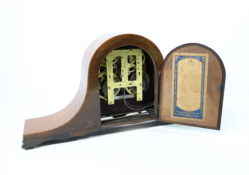 Antique Ingraham Eight Day Mantel Clock T 330 Duplex - Etsy