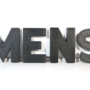 MENS - Vintage Plastic Wagner Sign Letters 6.25" Tall - Etsy