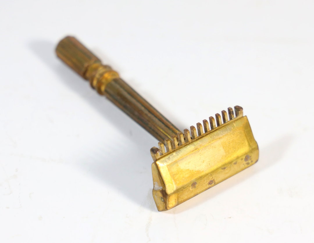 Vintage GEM MICROMATIC - Open Comb - Gold Toned - Etsy