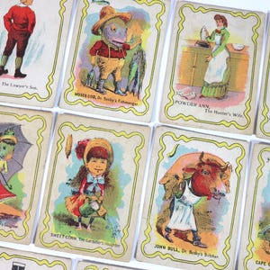 1897 Dr. Busby Card Game - 26 Cards - Etsy