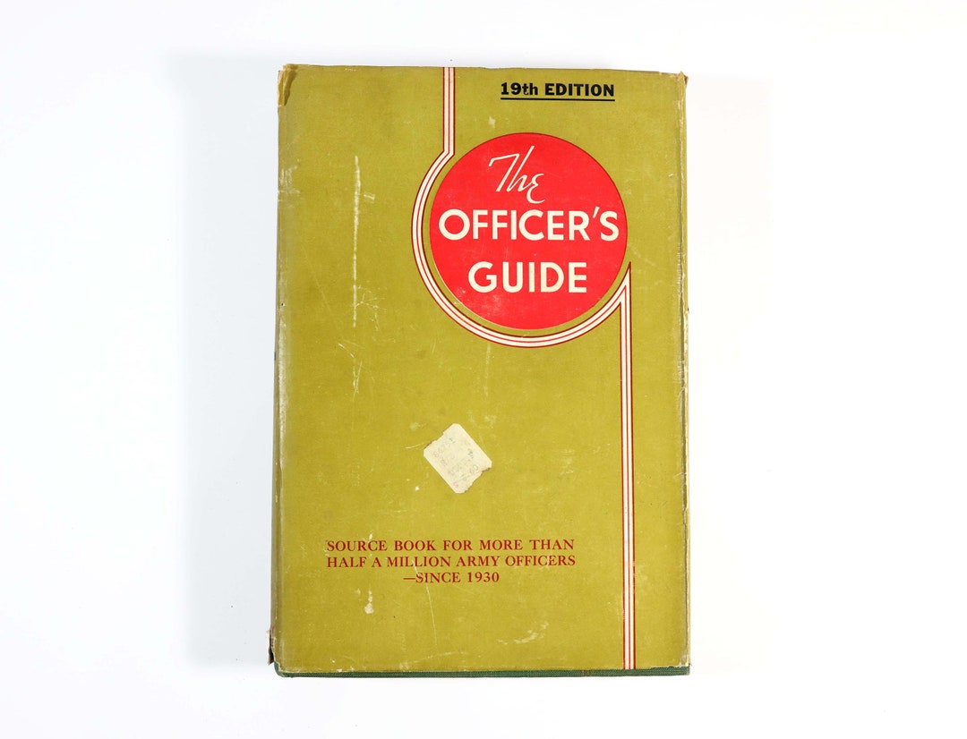 1952 the Officer's Guide 19th Edition - Etsy