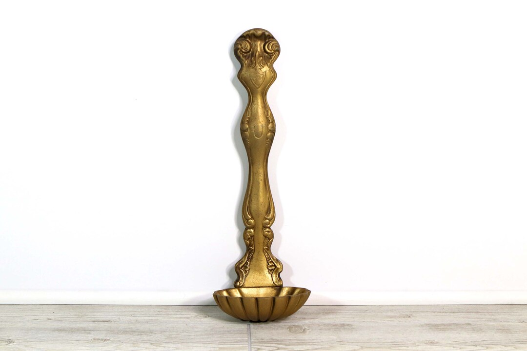 Giant Gold Metal Ladle Wall Hanging - Etsy