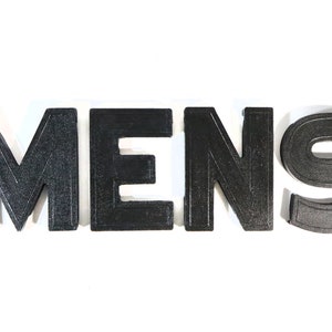 MENS - Vintage Plastic Wagner Sign Letters 6.25" Tall - Etsy