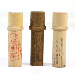 Vintage Wooden Boye Needle Company Sewing Machine Needle Holder / Case ...