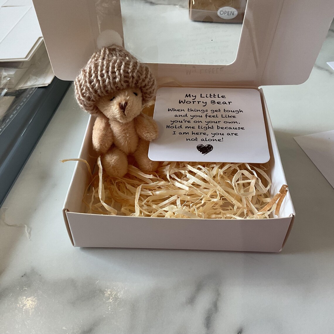My Little Worry Bear - Etsy
