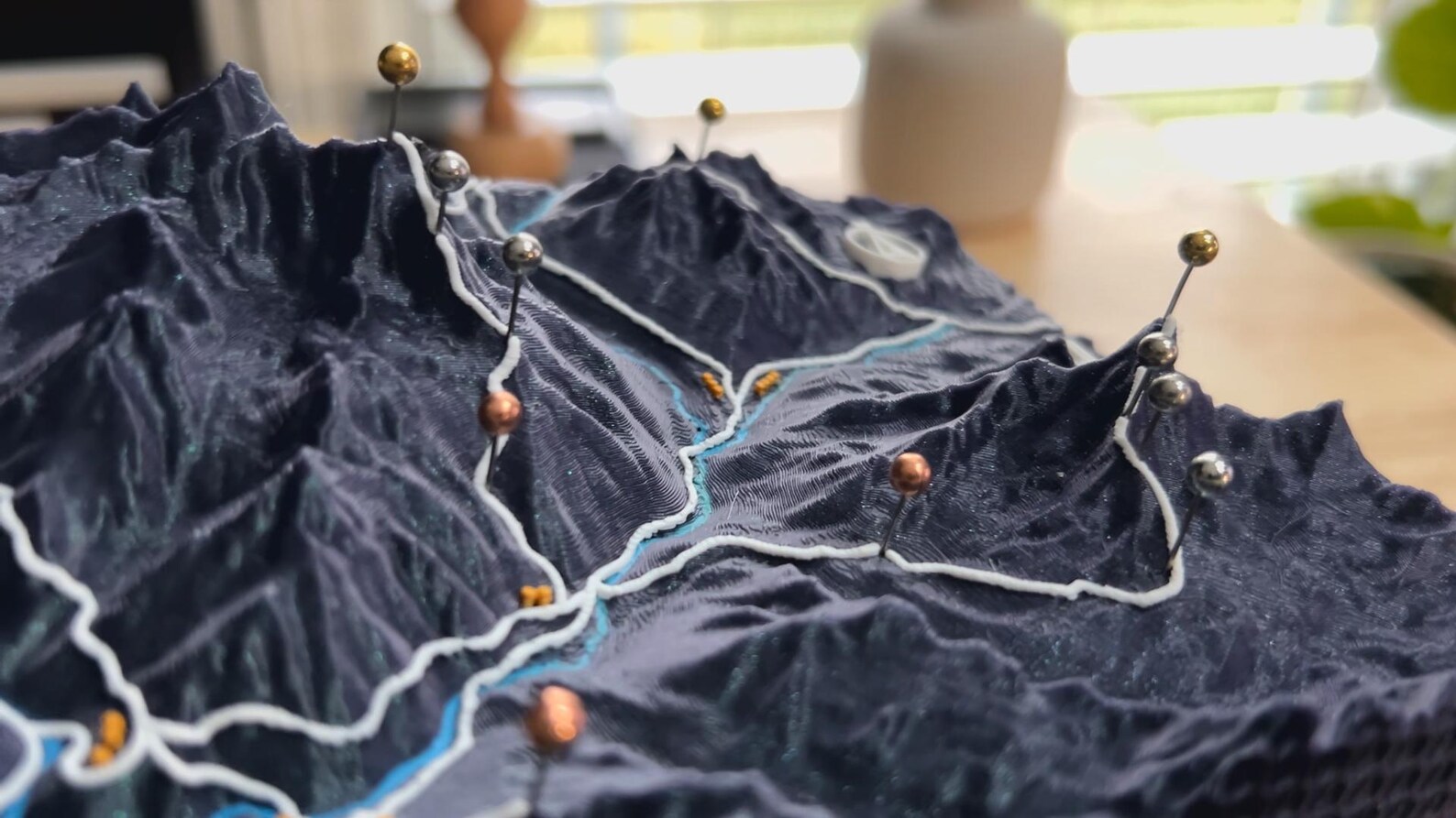 Ama Dablam - Taboche, Khumbu Valley to Everest BC, 3D Topographic Push ...