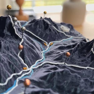 Ama Dablam - Taboche, Khumbu Valley to Everest BC, 3D Topographic Push ...