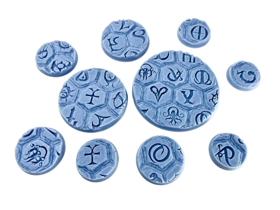 Cultist Symbols Bases Set With Magnet Slots - Etsy