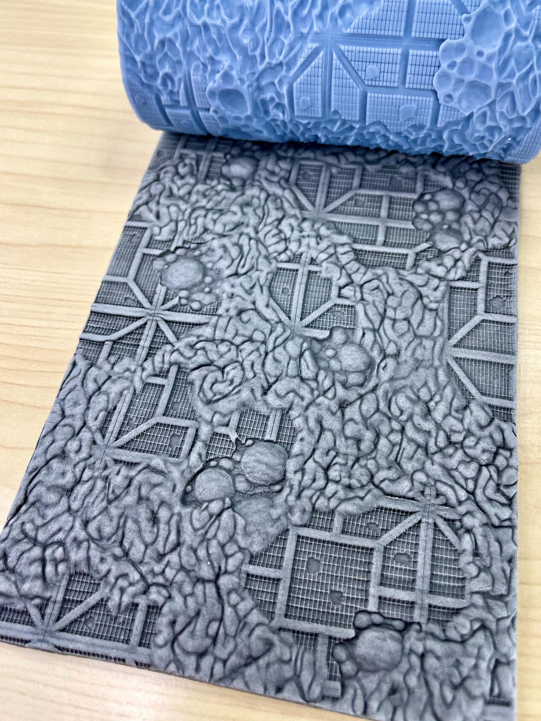 Acid Melted Metal Spanning Pit Texture Roller - Etsy