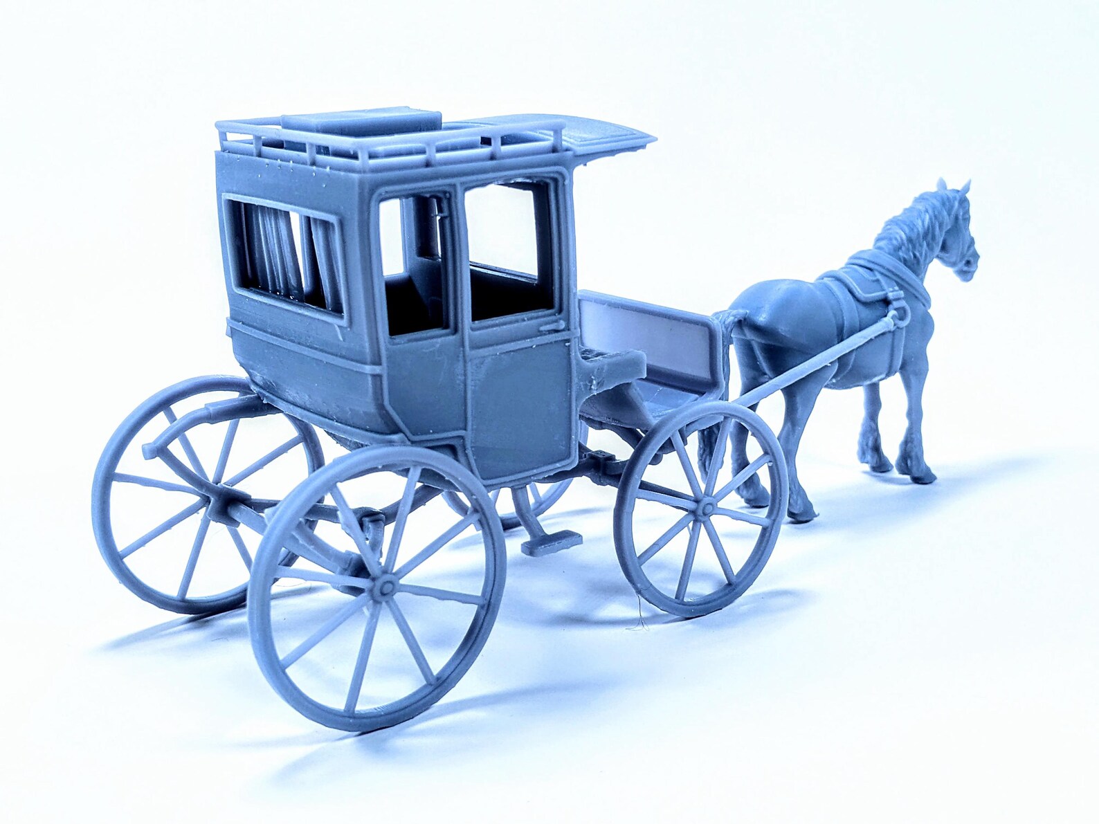 Fogbound Carriage and Damaged Cart - Etsy