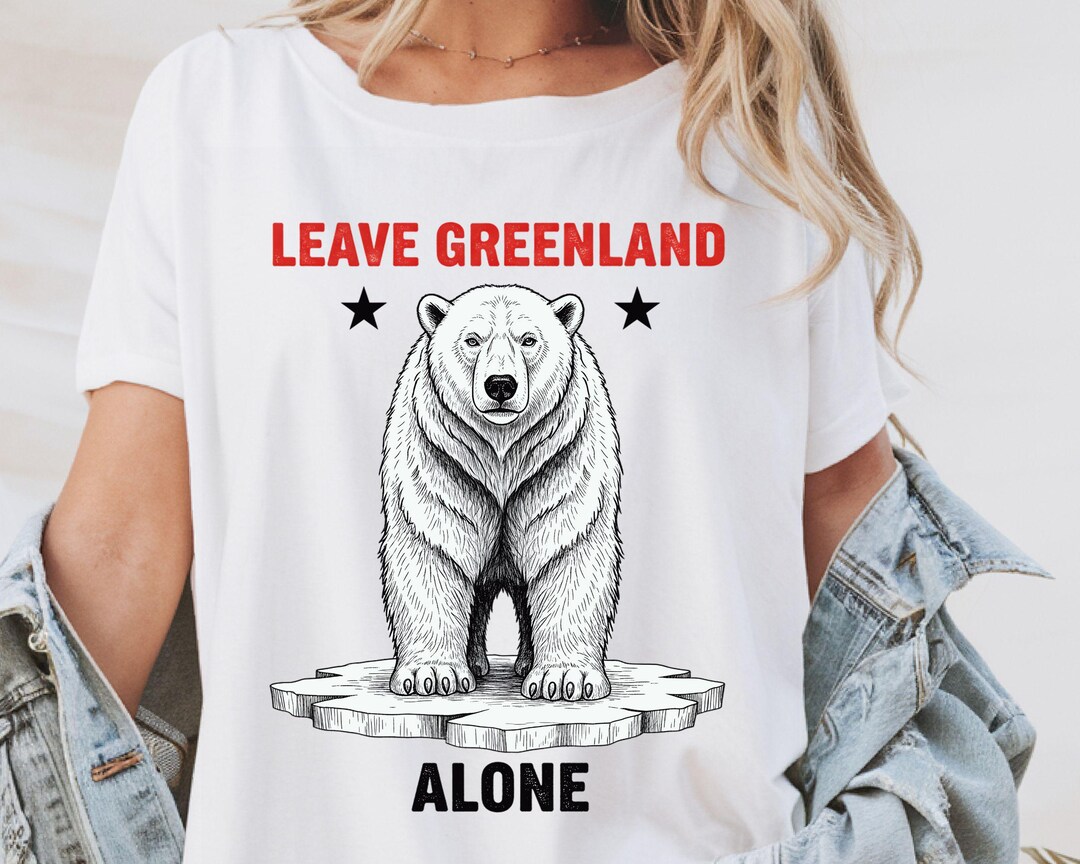 Leave Greenland Alone Bear PNG, Greenland Support Graphic Design, Polar ...