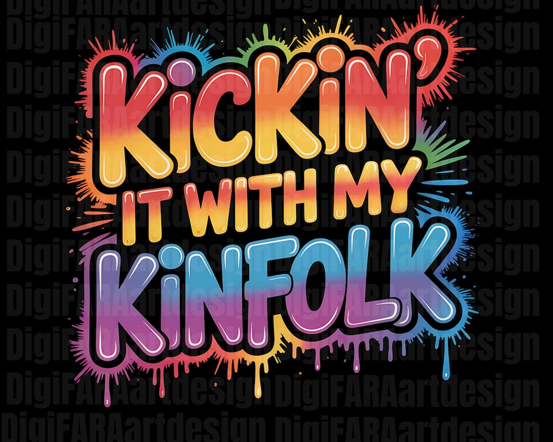 Kickin It With My Kinfolk Png, Family Reunion 2025 T-shirt, Reunion Png ...