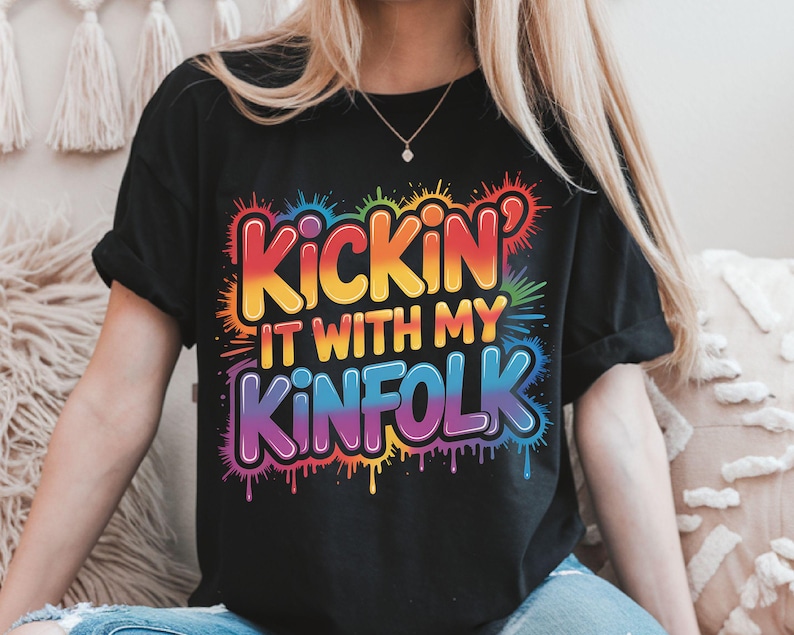 Kickin It With My Kinfolk Png, Family Reunion 2025 T-shirt, Reunion Png ...