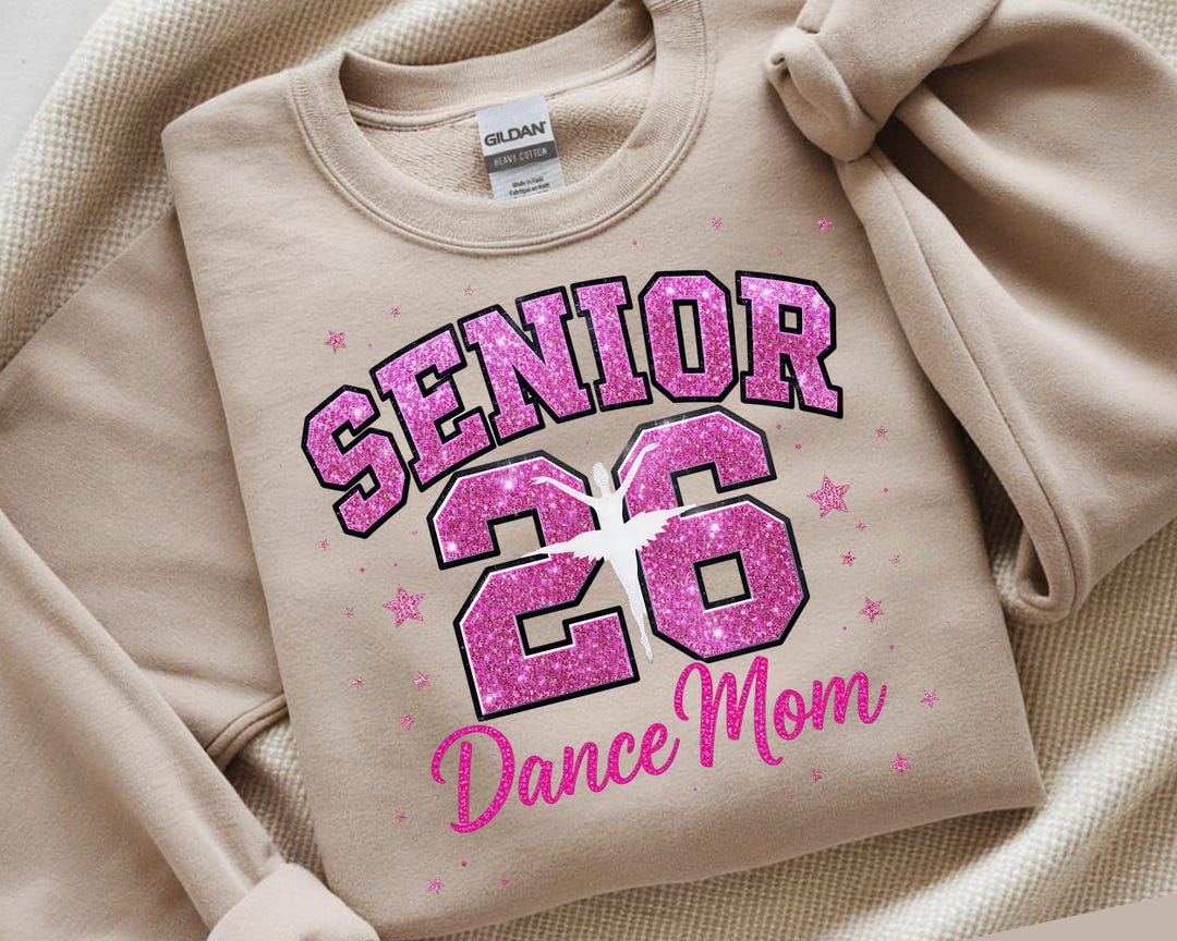 Senior Dance Mom 2026 Png, Class of 2026 Supporter PNG, Graduation Gift ...