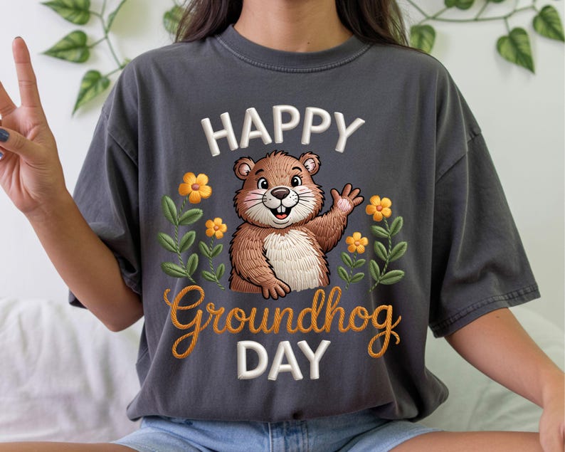 Happy Groundhog Day Png,groundhog Day Png,groundhog Png,groundhog Shirt ...