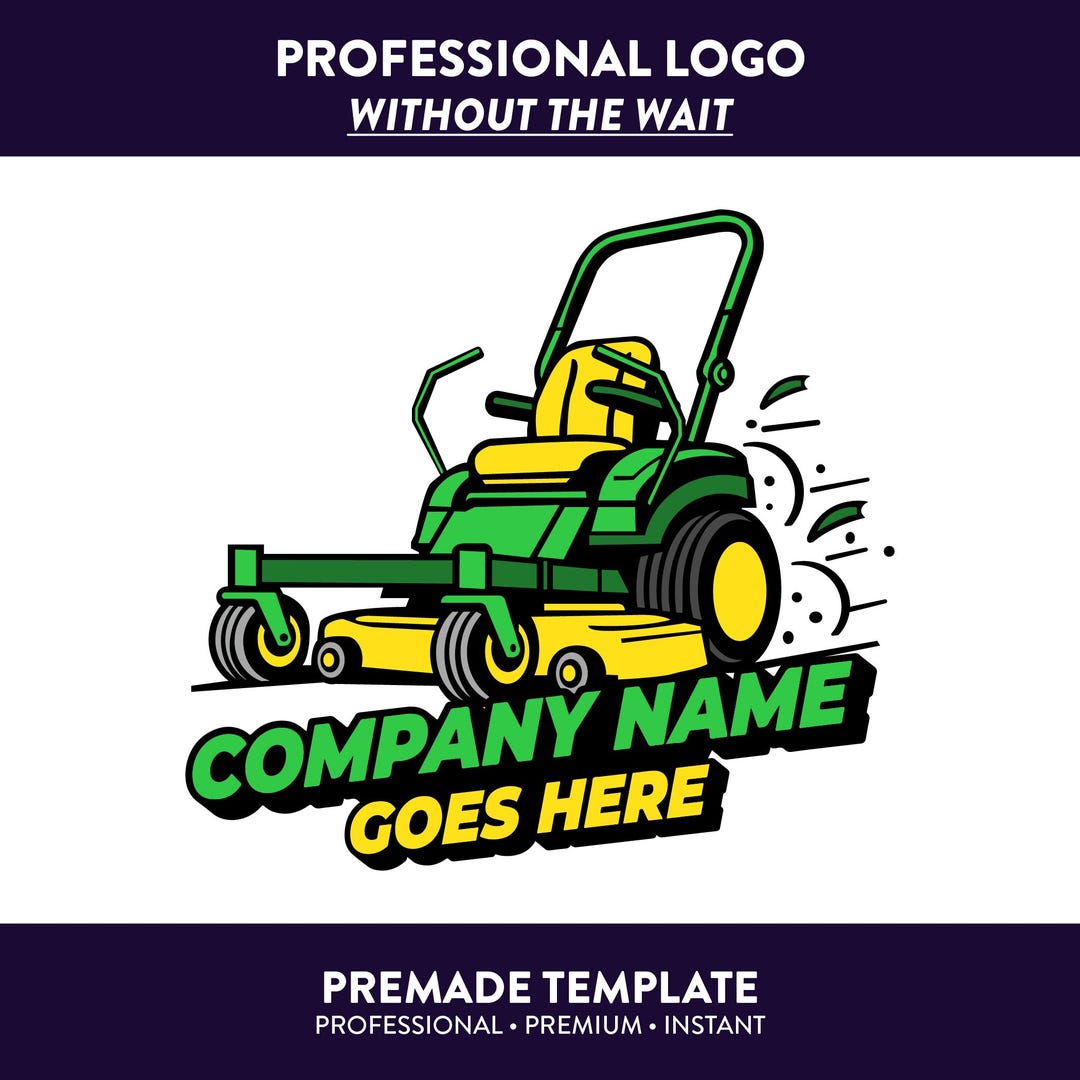 Elite Lawn Care Logo Design - Etsy