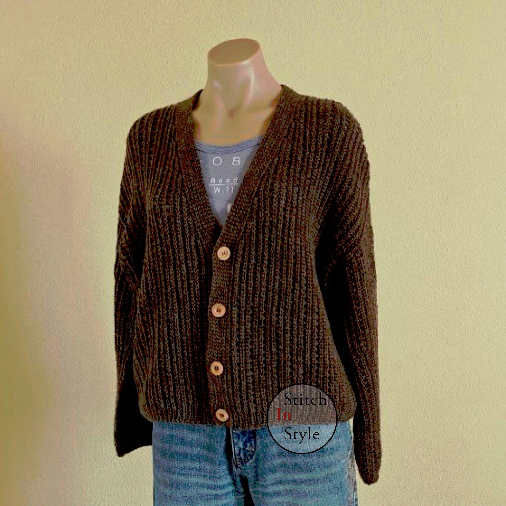 Crochet Pattern / Ariadna Cardigan, Tutorial How to Crochet Oversize ...