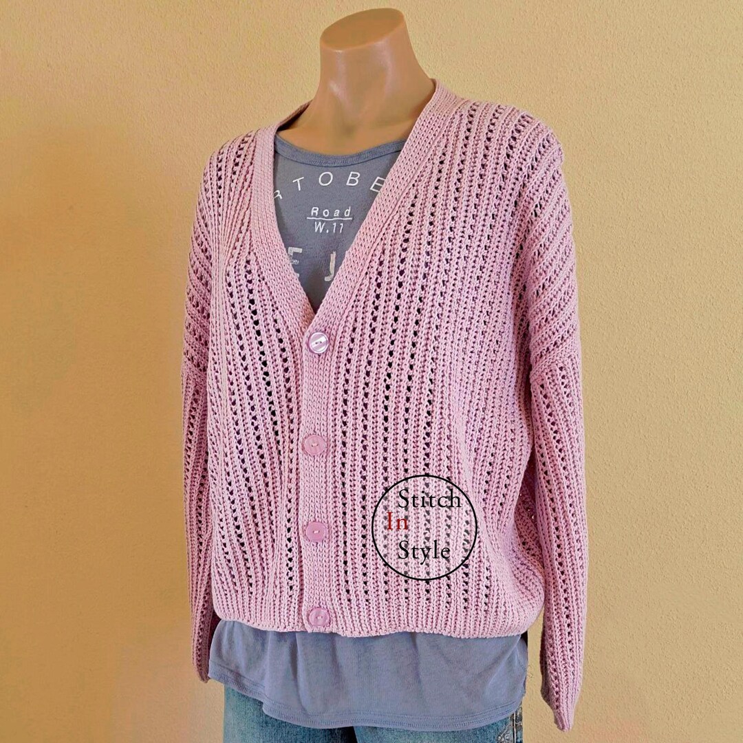 Crochet Pattern / Ariadna Cardigan, Tutorial How to Crochet Oversize ...