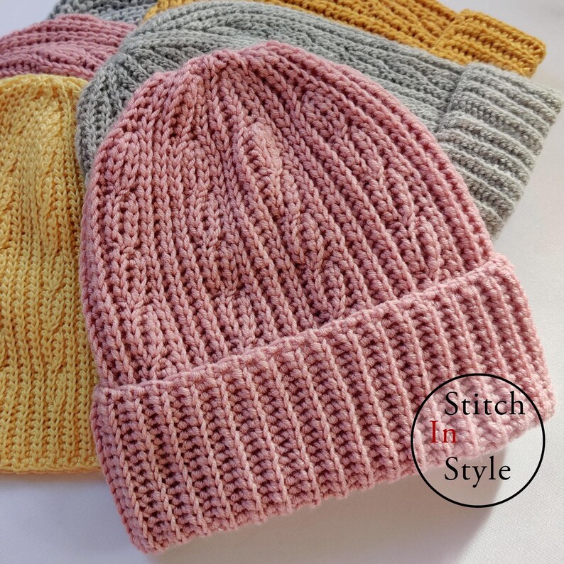 PDF Crochet Pattern / Cable Beanie - Etsy