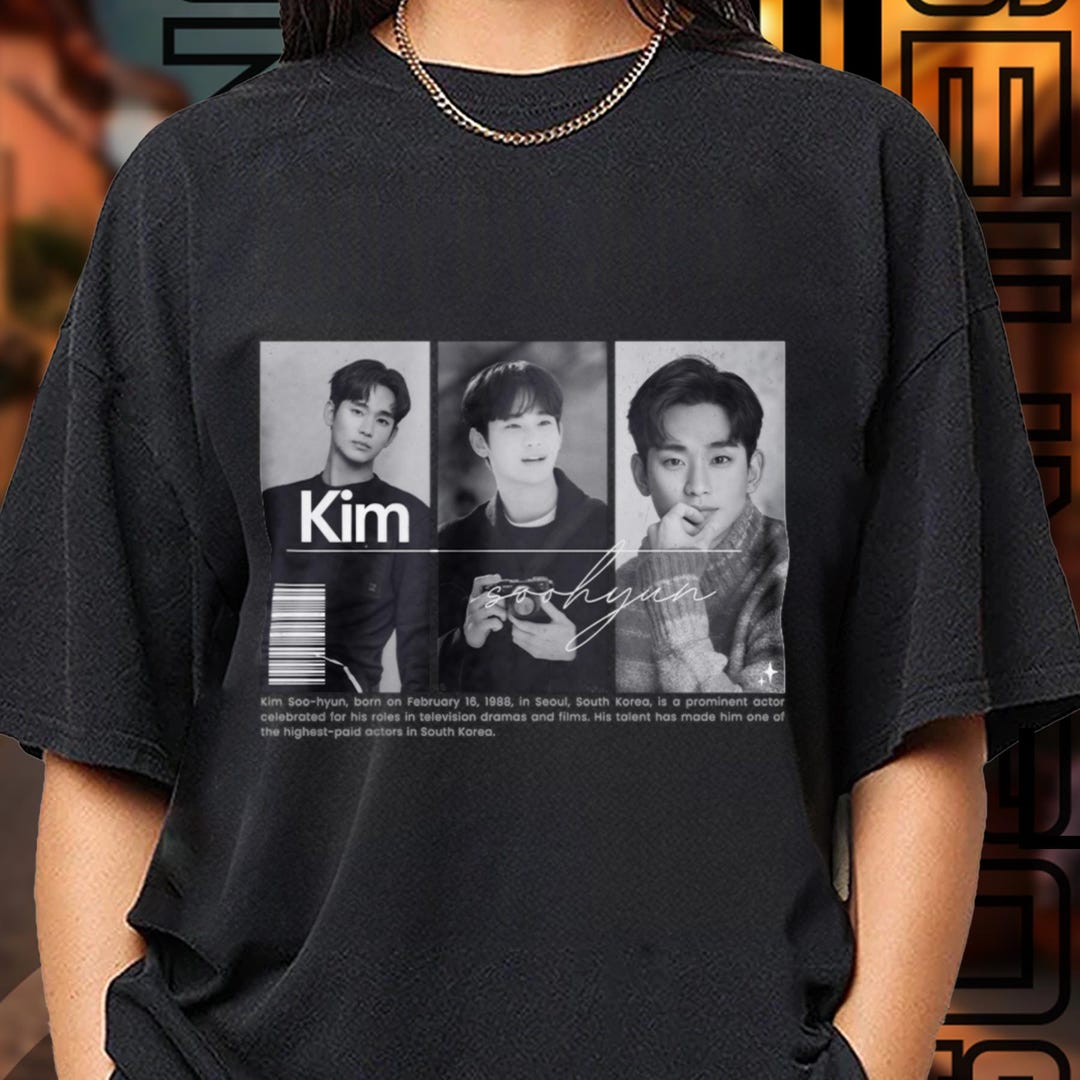 High-quality Kim Soo-hyun Fan Merch T-shirt, Sweatshirt and Hoodie for ...