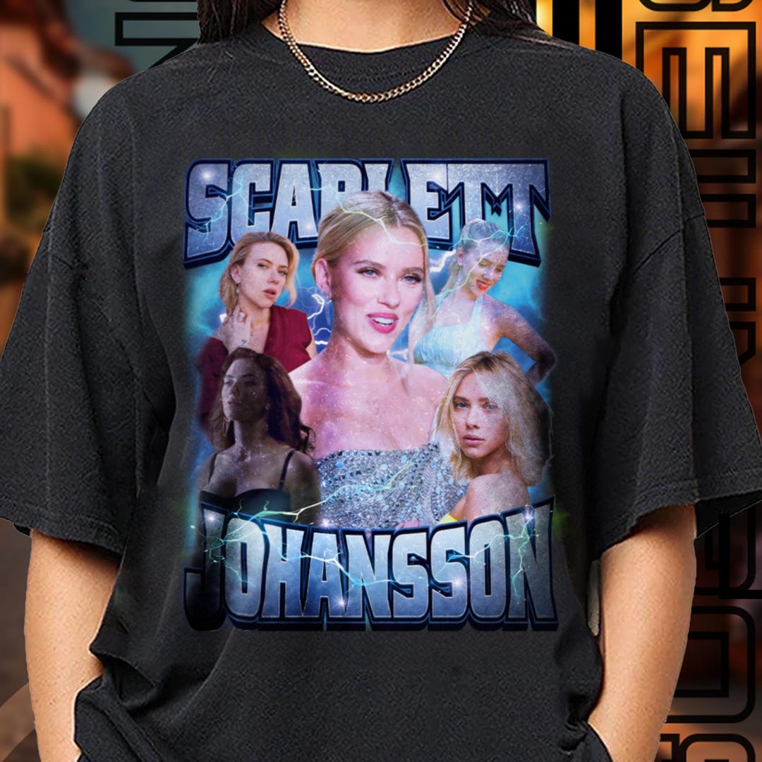 High-quality Scarlett Johansson Fan Merch T-shirt, Sweatshirt and ...
