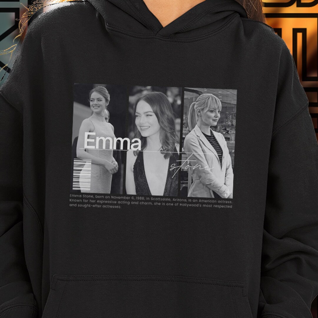 High-quality Emma Stone Fan Merch Hoodie for Women and Men, Limited ...