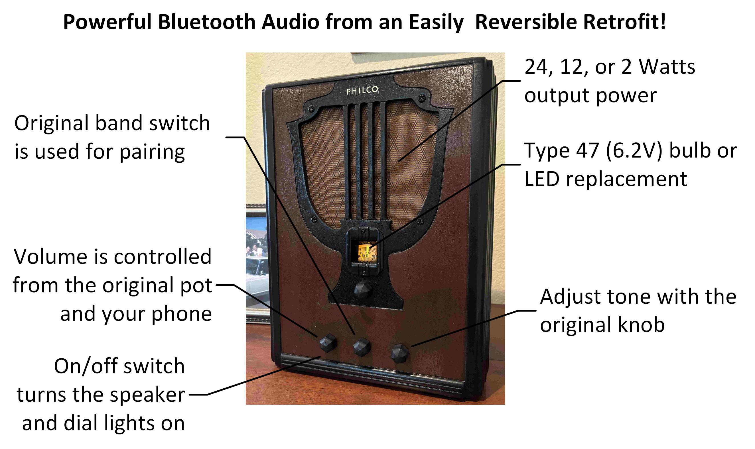 Bluetooth PCB for Antique Radios - This PCB and DC Power Supply Are the ...