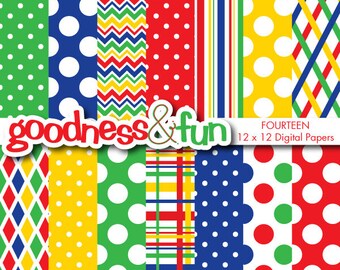 Primary Colors Paper | Etsy