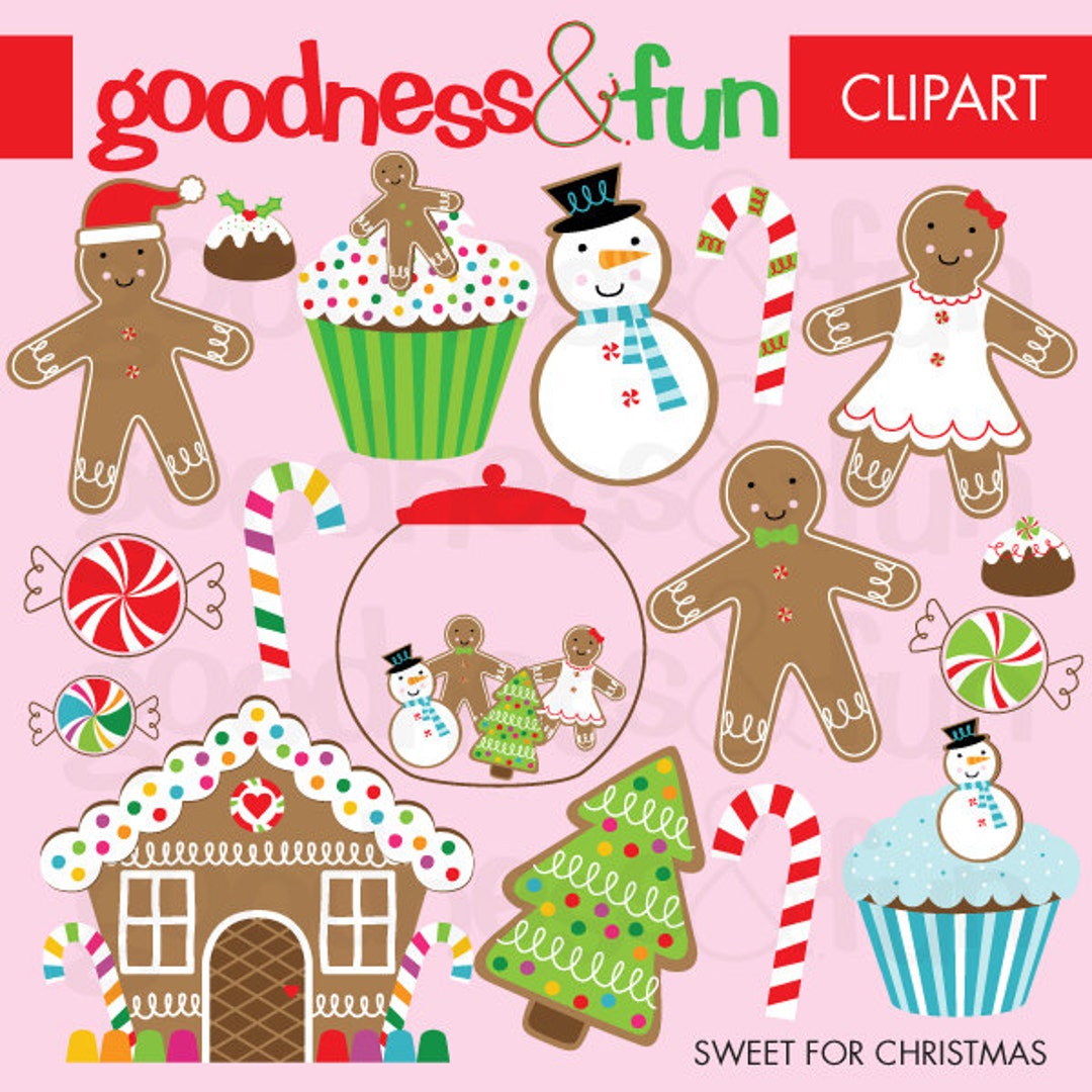 Sweet for Christmas Clipart Digital Christmas Clipart Instant Download ...