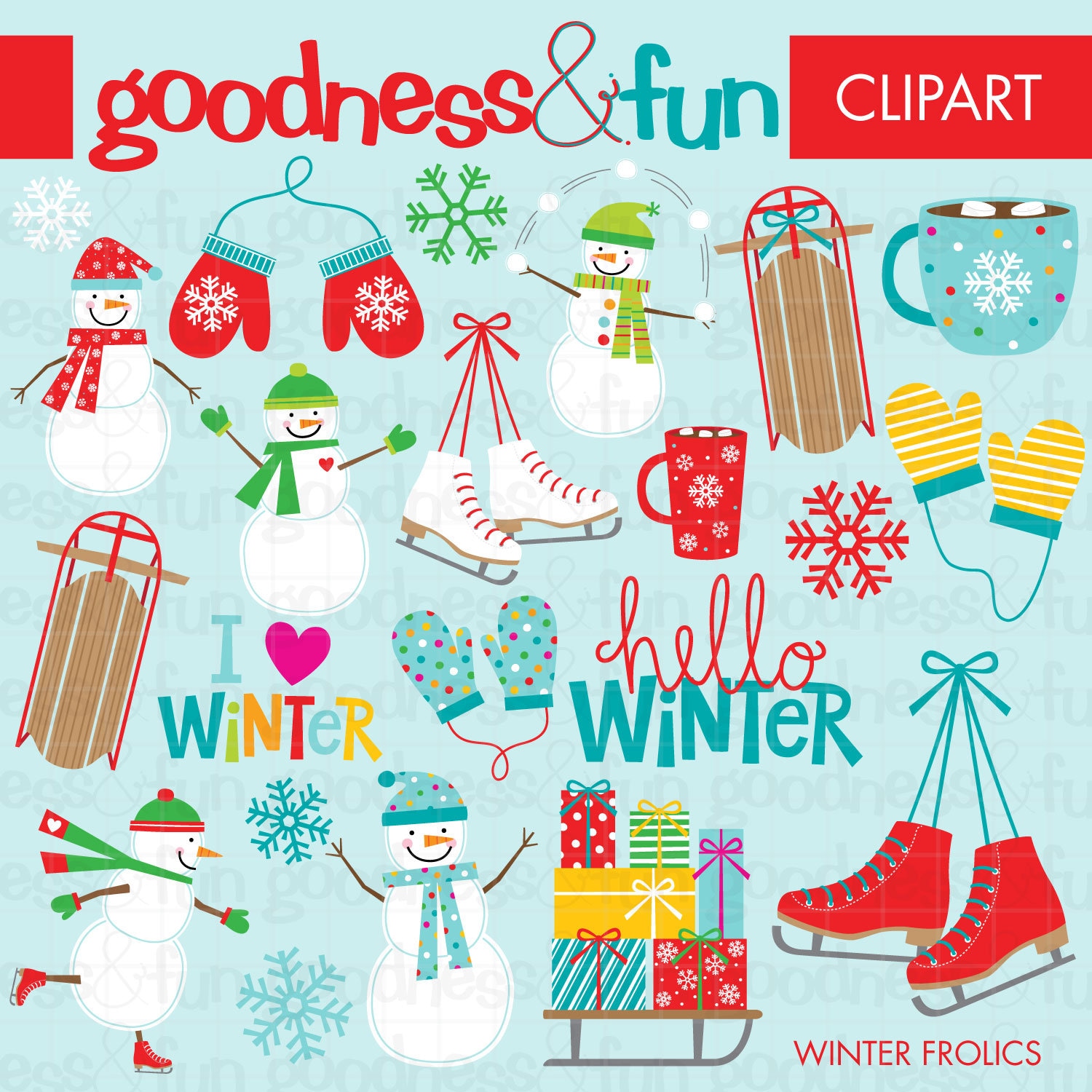 December Holiday Clipart