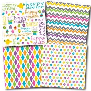 Easter Brights Easter Digital Papers - Digital Easter Paper Pack ...