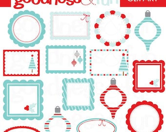 Doodle Frames Clipart Digital Frames Clipart Instant - Etsy