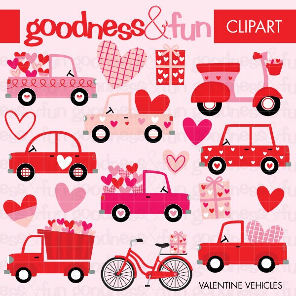 Valentines Clipart - Etsy