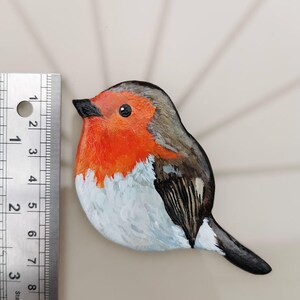 Handmade Bird Magnet | Fridge Clay Magnet | Bird Magnet Hand Painted ...