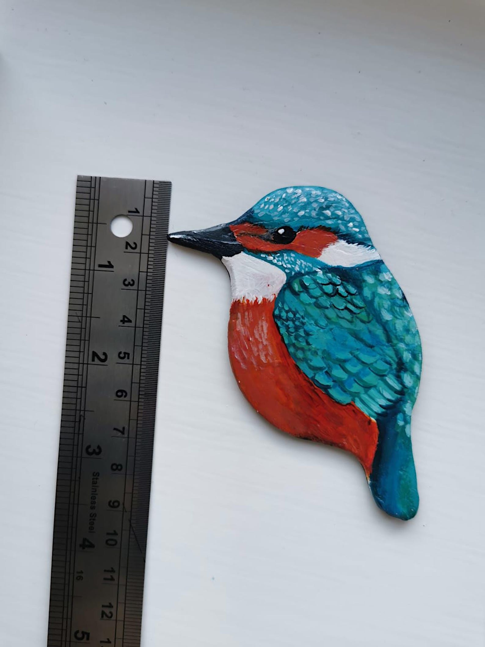 Handmade Bird Magnet | Fridge Clay Magnet | Bird Magnet Hand Painted ...