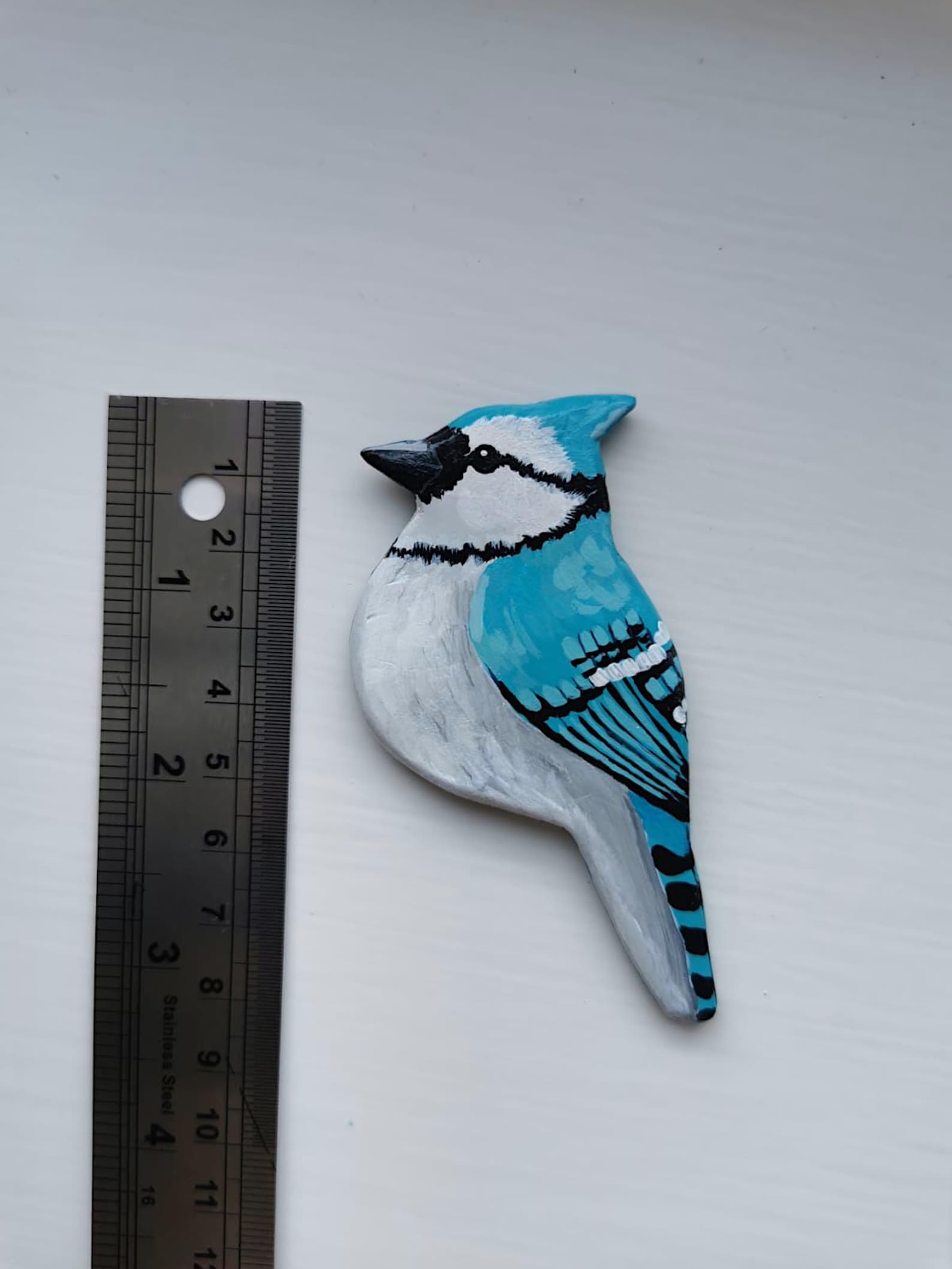 Handmade Bird Magnet | Fridge Clay Magnet | Bird Magnet Hand Painted ...