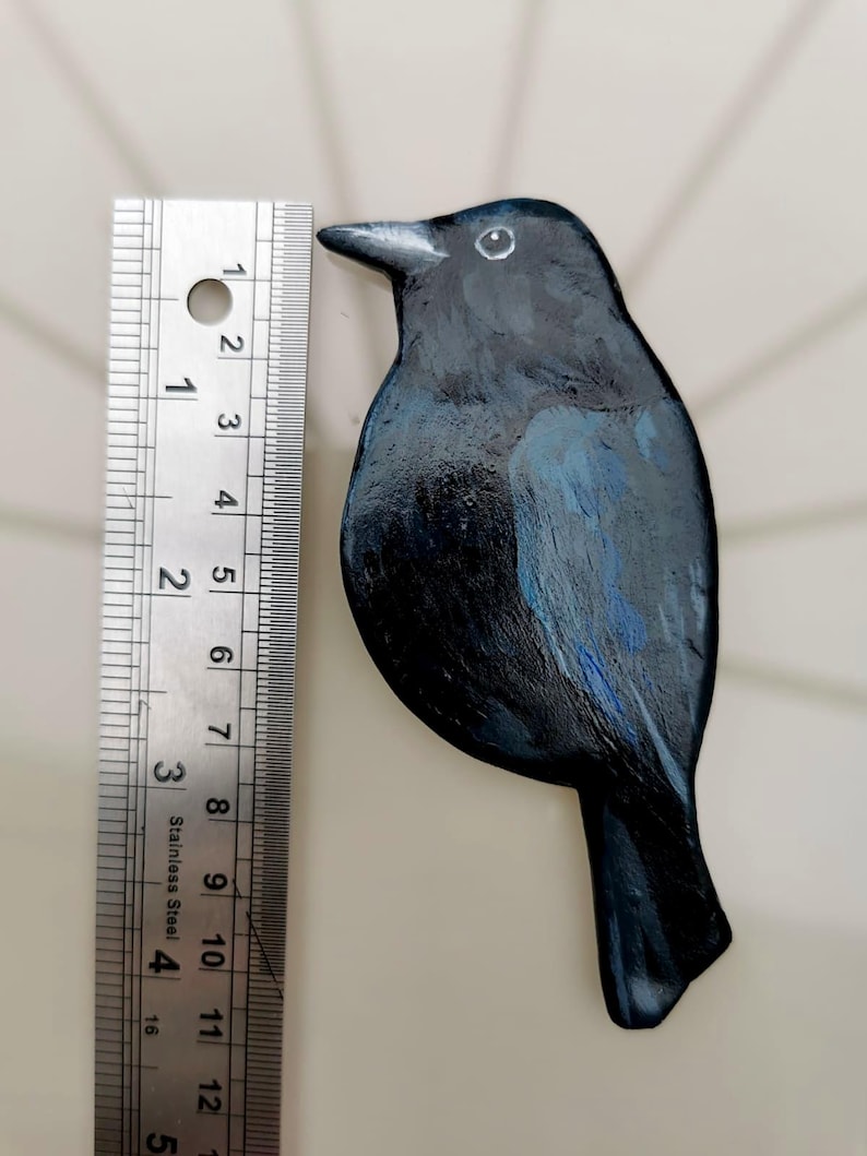 Handmade Bird Magnet | Fridge Clay Magnet | Bird Magnet Hand Painted ...