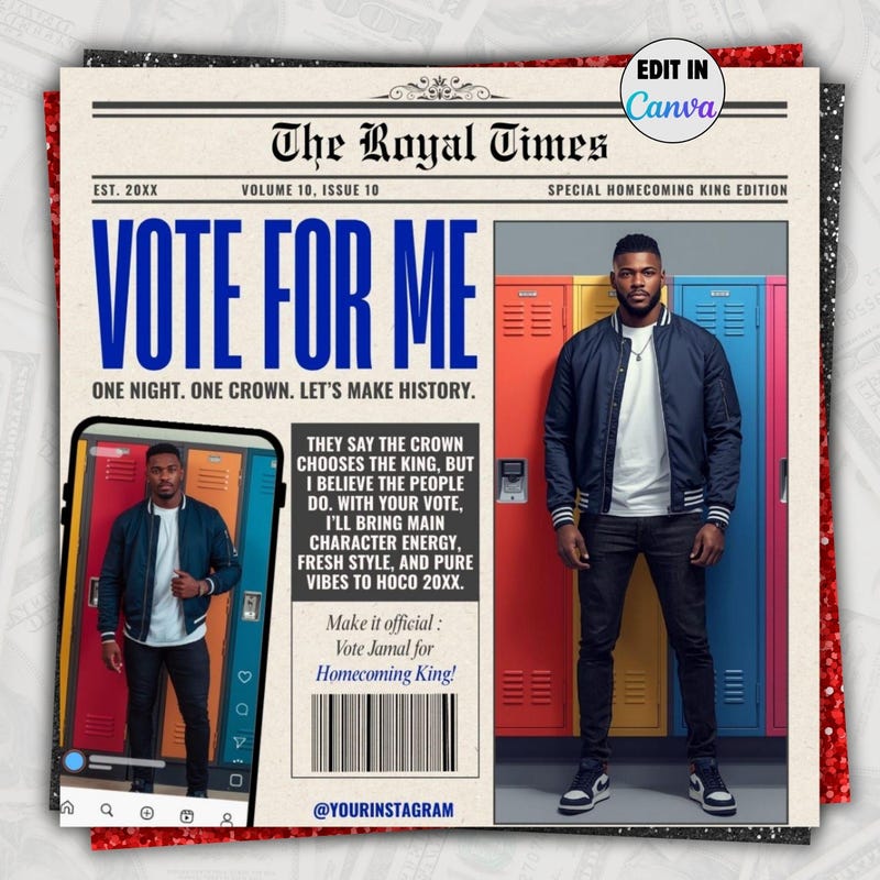 Class President Poster Ideas - Etsy