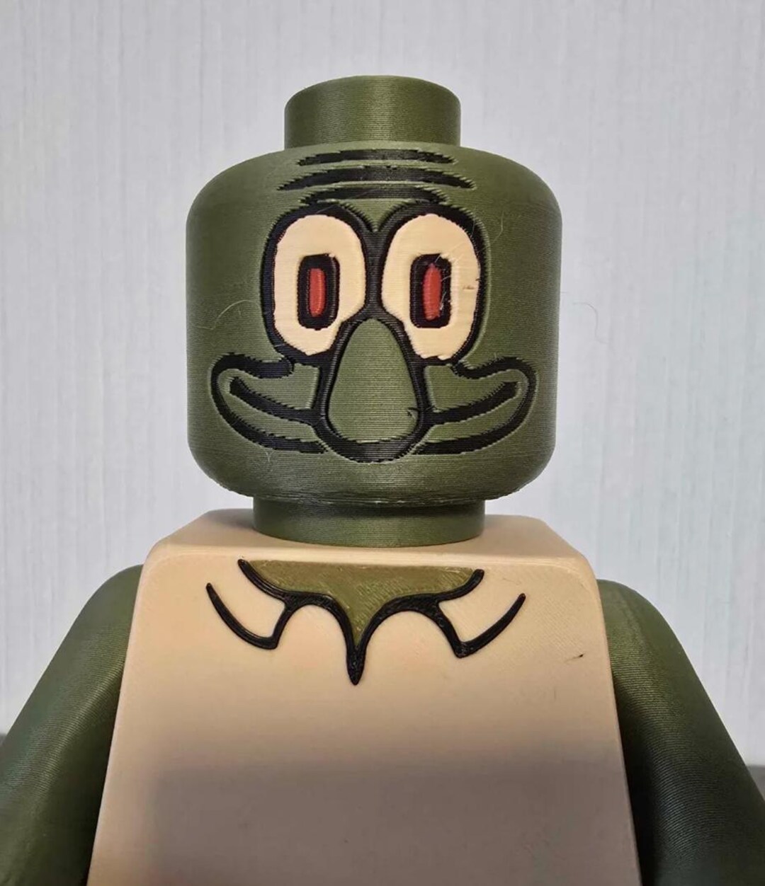 Big Brick Squidward. Spongebob Squarepants Inspired Brick Figures. 8 ...